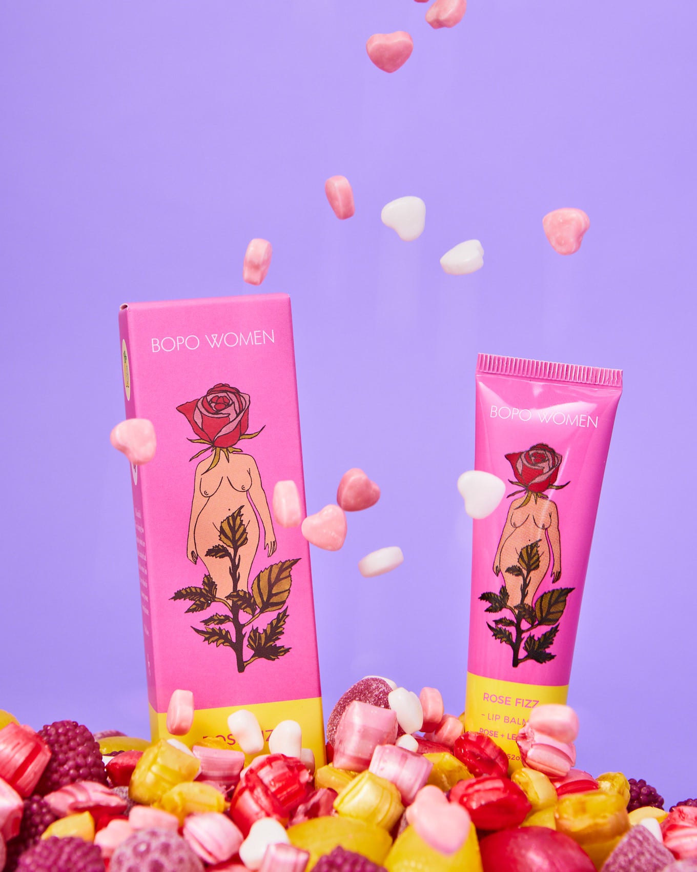 Rose Fizz Lip Balm – Bloomsbyella